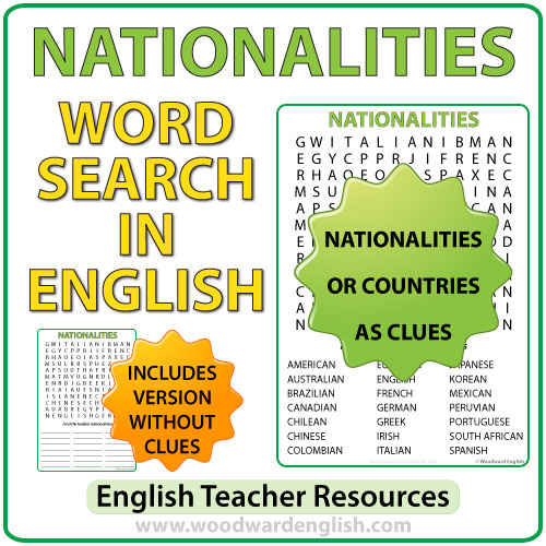 Nationalities In English Word Search Woodward English Nationalities In English Word Search Woodward English