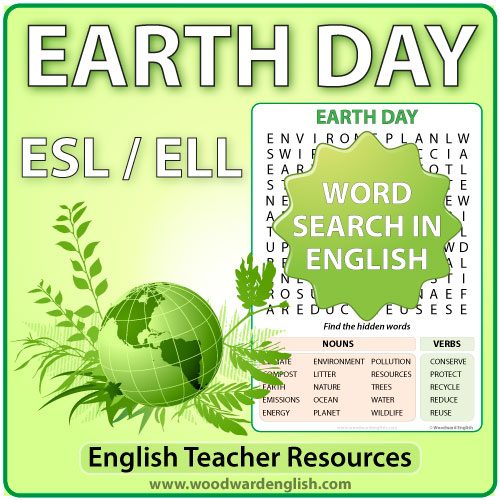Earth Day Word Search In English Woodward English Earth Day Word Search In English Woodward English